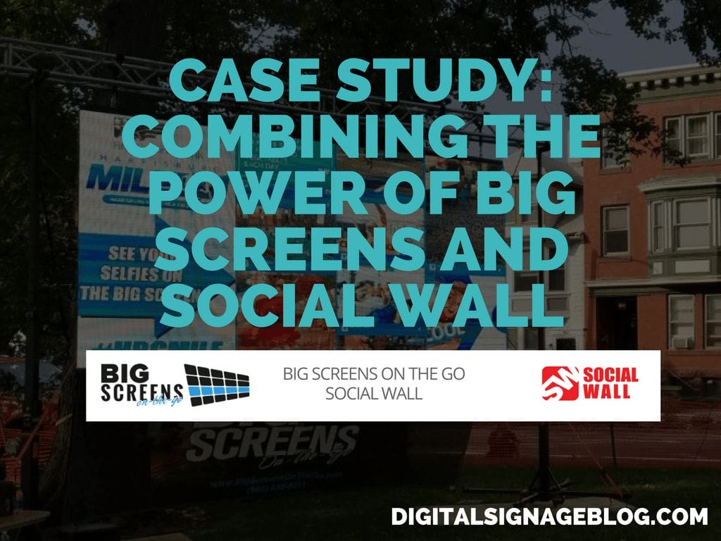 DIGITAL SIGNAGE BLOG - CASE STUDY: COMBINING THE POWER OF BIG SCREENS AND